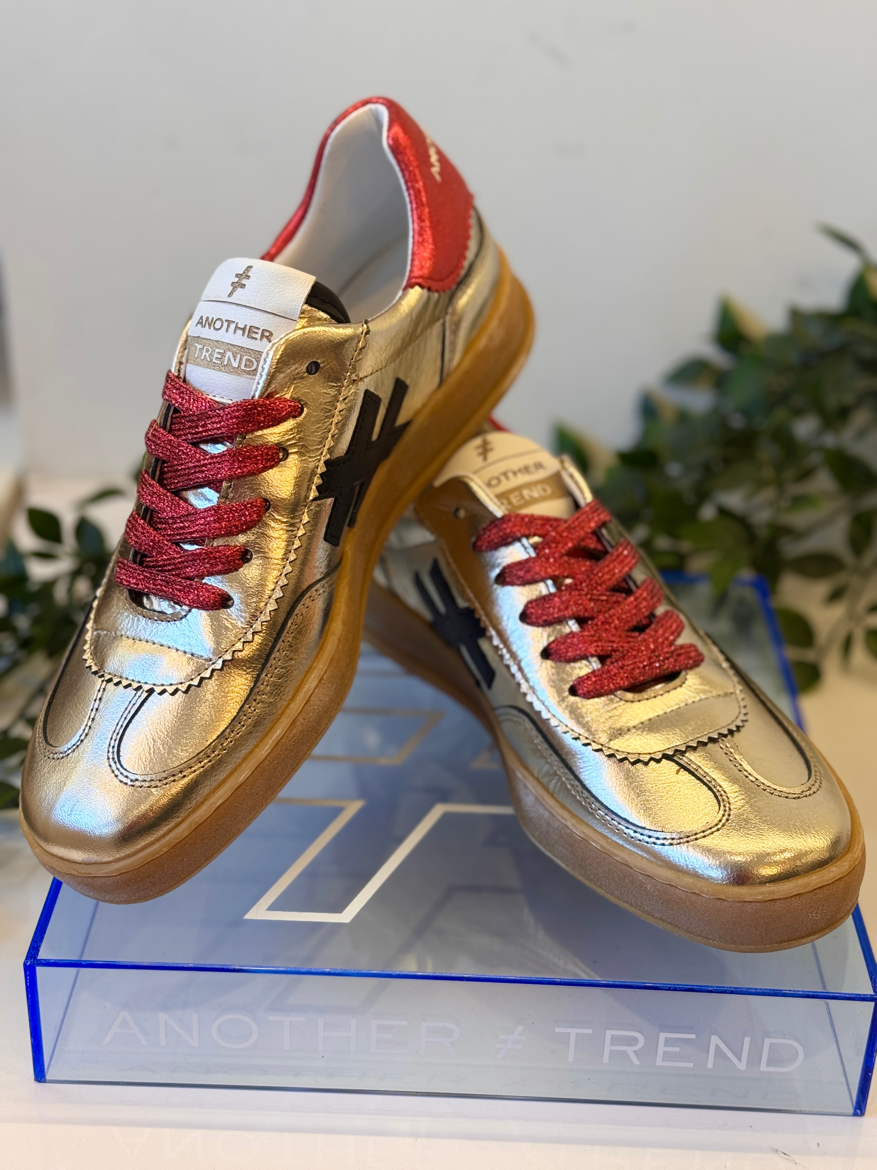 Another Trend Rosanna Gold Trainer – KlassyLadyBoutique